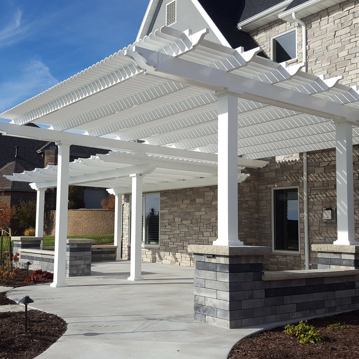 L Shaped Pergola Designs