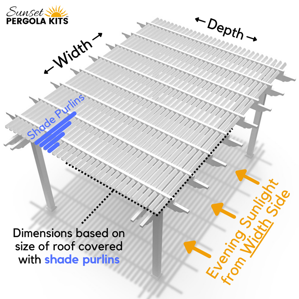 Pergola With Angled Slats - Now 20% Off